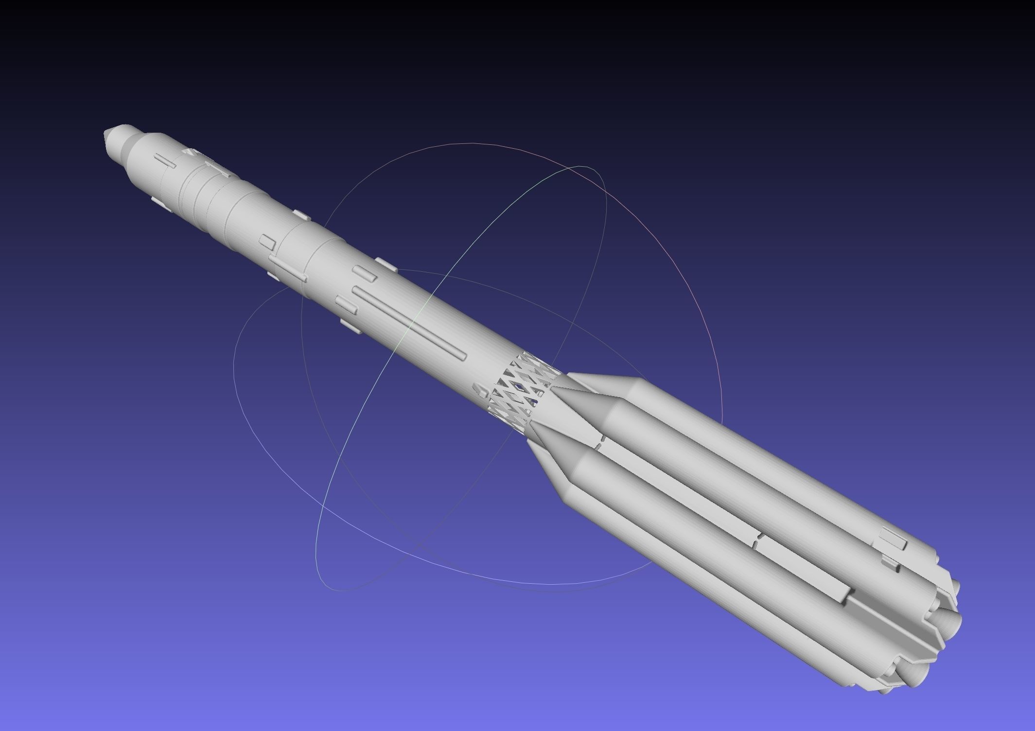 Russian Proton Rocket Printable Model 3D model 3D printable | CGTrader