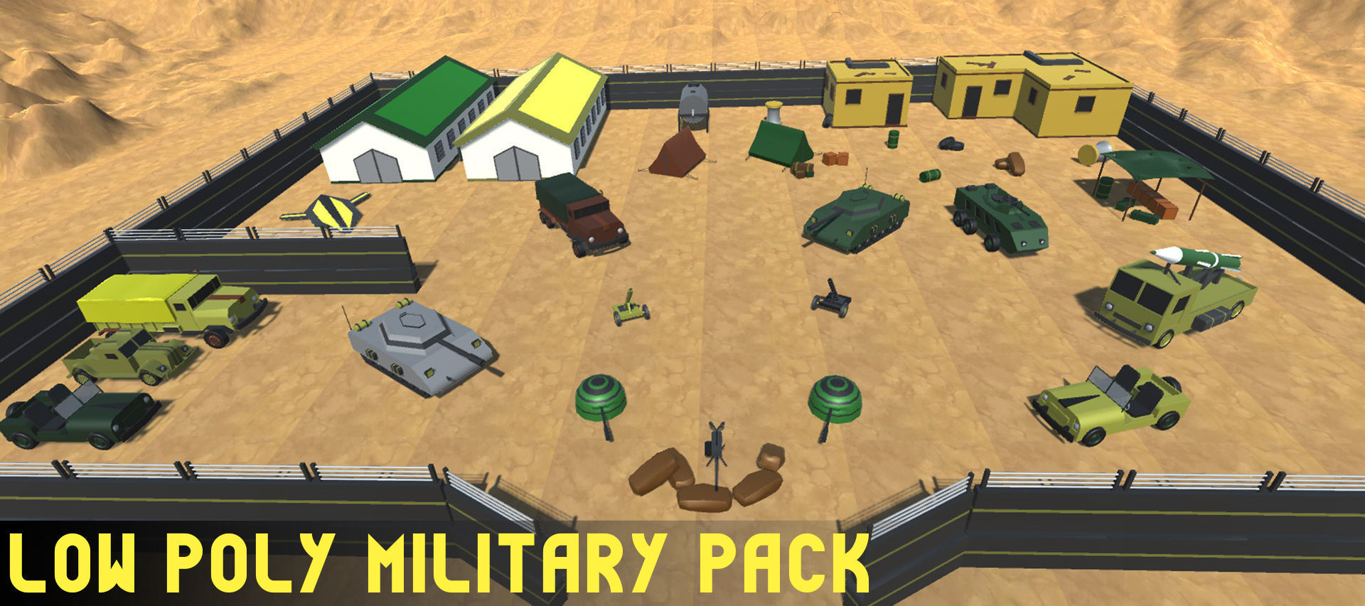 Low Poly Military Pack 3D asset | CGTrader