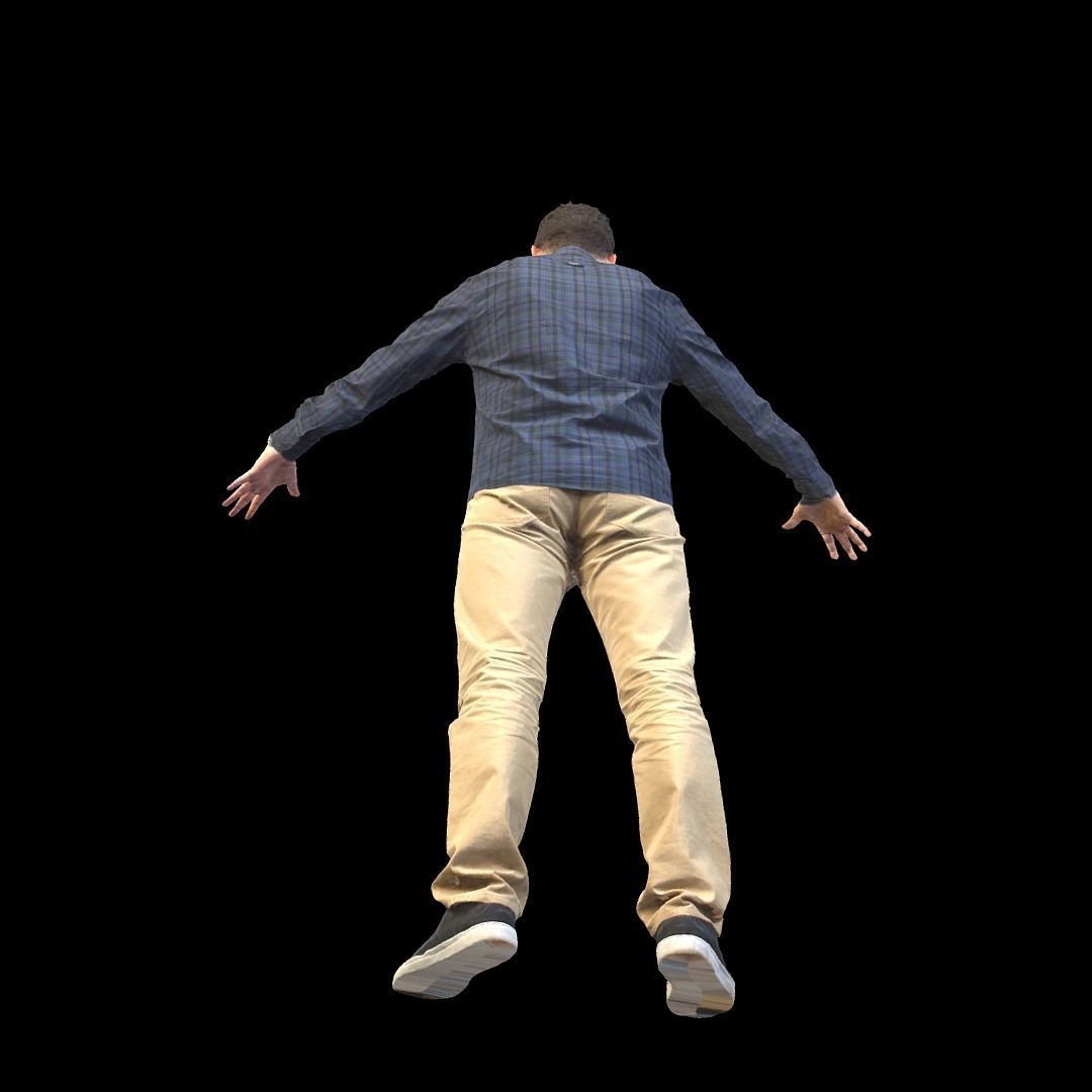 Rt012 - Male T-Pose A-Pose 3D model | CGTrader