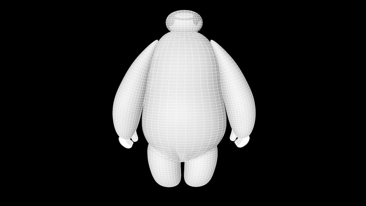 3D model Baymax - Robot VR / AR / low-poly | CGTrader