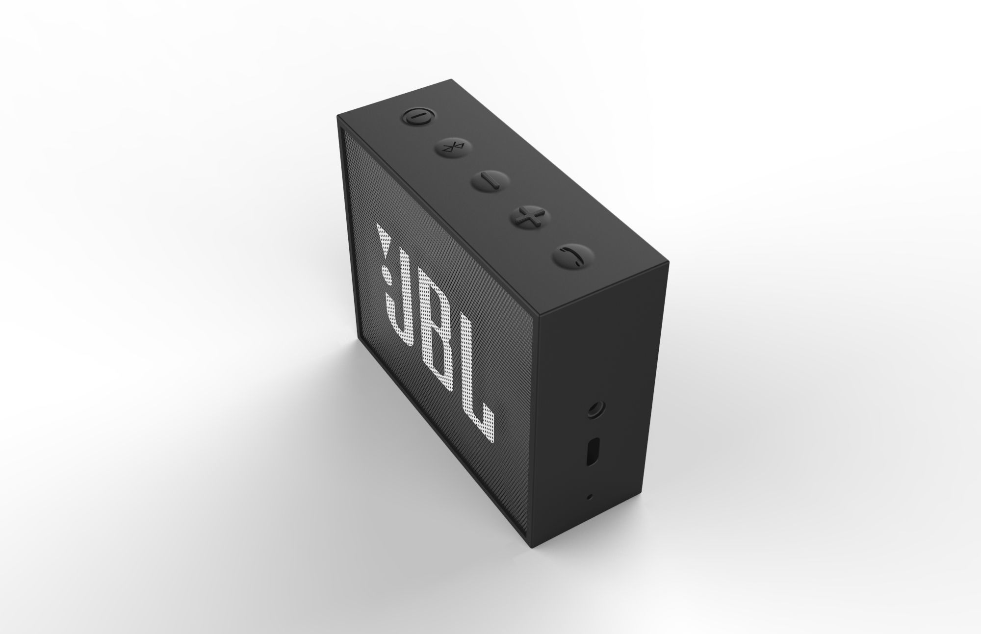 JBL GO1 BLACK SPEAKER -customizable speaker 3d model 3D model | CGTrader