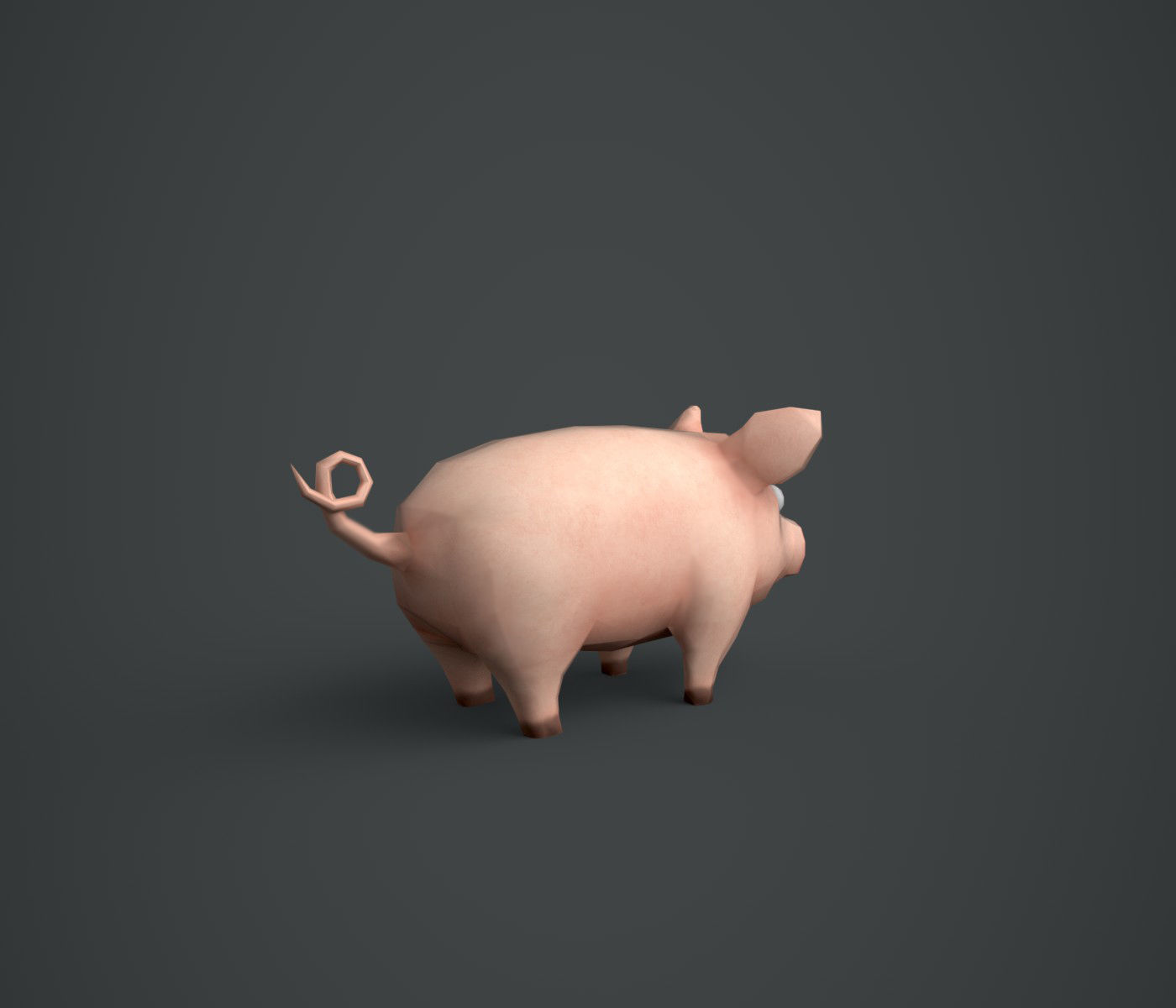 3D model Pig Stylized VR / AR / low-poly | CGTrader