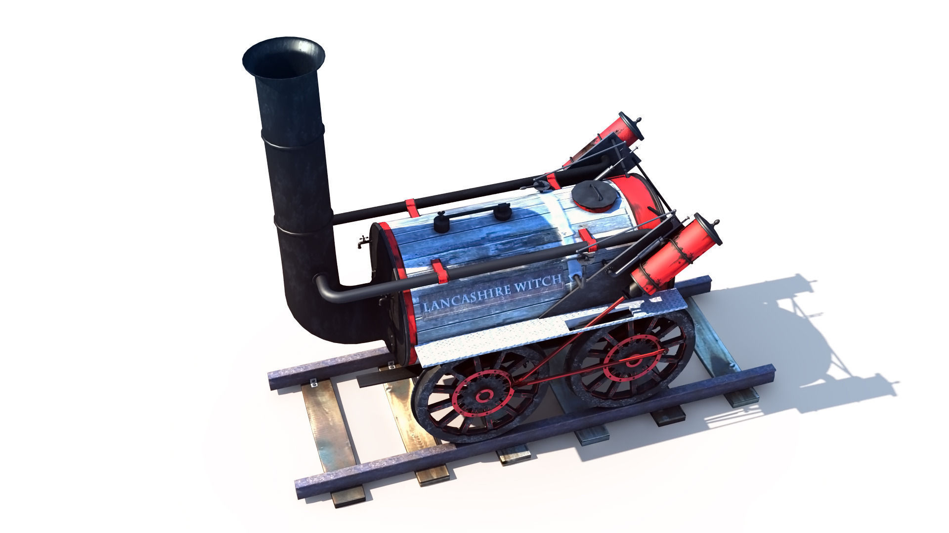 Lancashire Witch Train 3D model | CGTrader