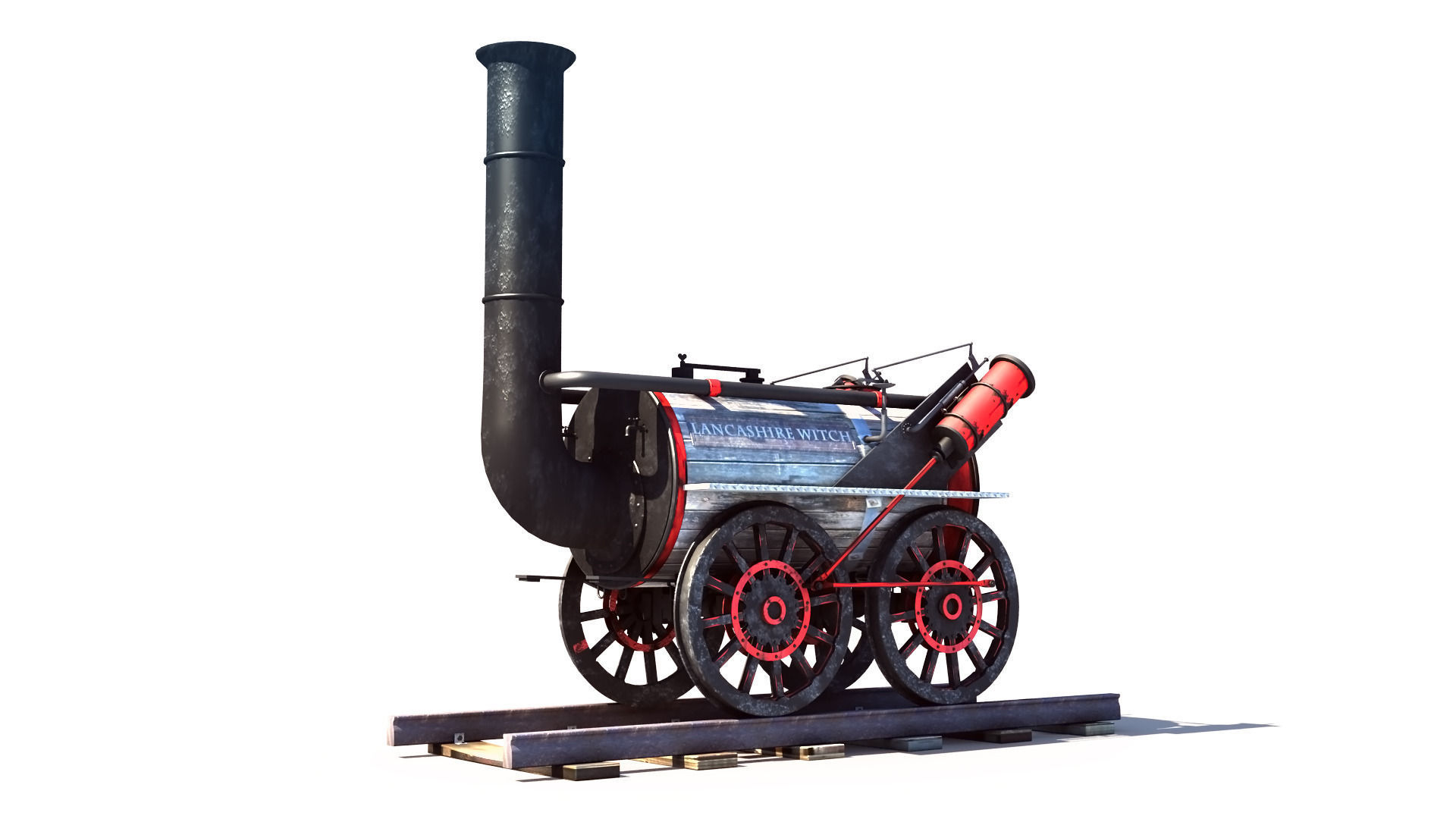 Lancashire Witch Train 3D model | CGTrader