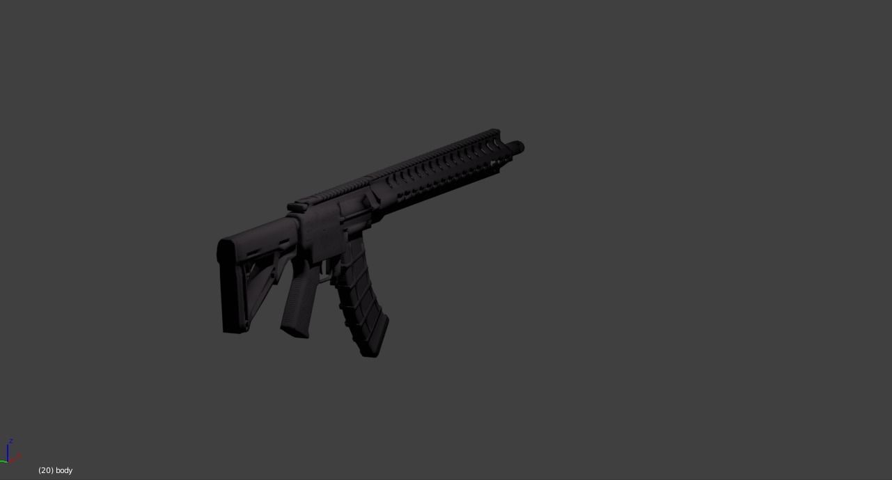 3D model MK47 Mutant VR / AR / low-poly rigged | CGTrader