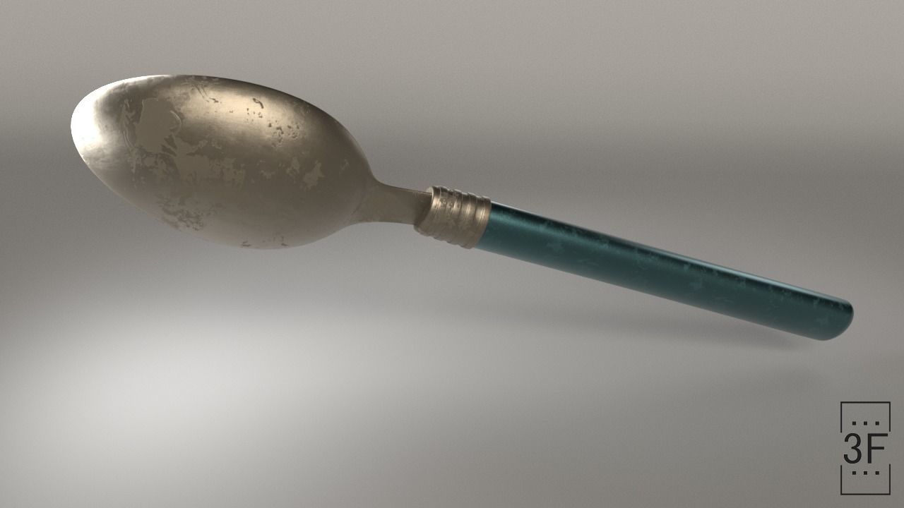 3D model Spoon PBR low poly VR / AR / low-poly | CGTrader