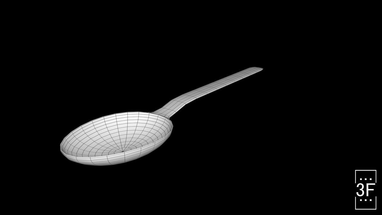 3D model Spoon PBR low poly VR / AR / low-poly | CGTrader