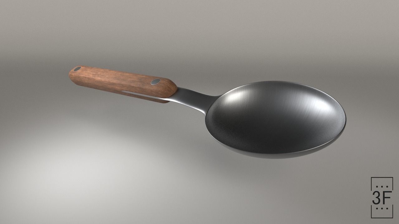 3D model Spoon PBR low poly VR / AR / low-poly | CGTrader