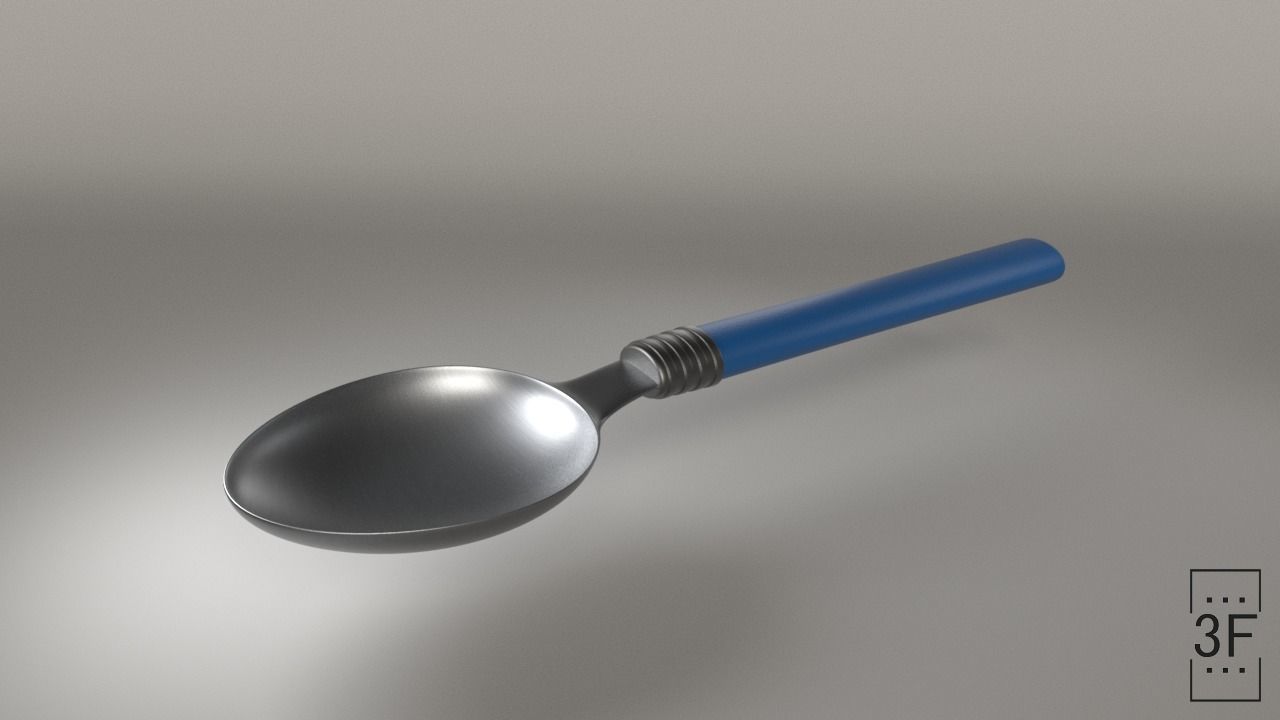 3D model Spoon PBR low poly VR / AR / low-poly | CGTrader