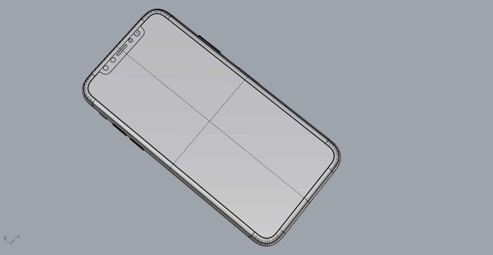 Realistic iphone X 3D model 3D printable | CGTrader