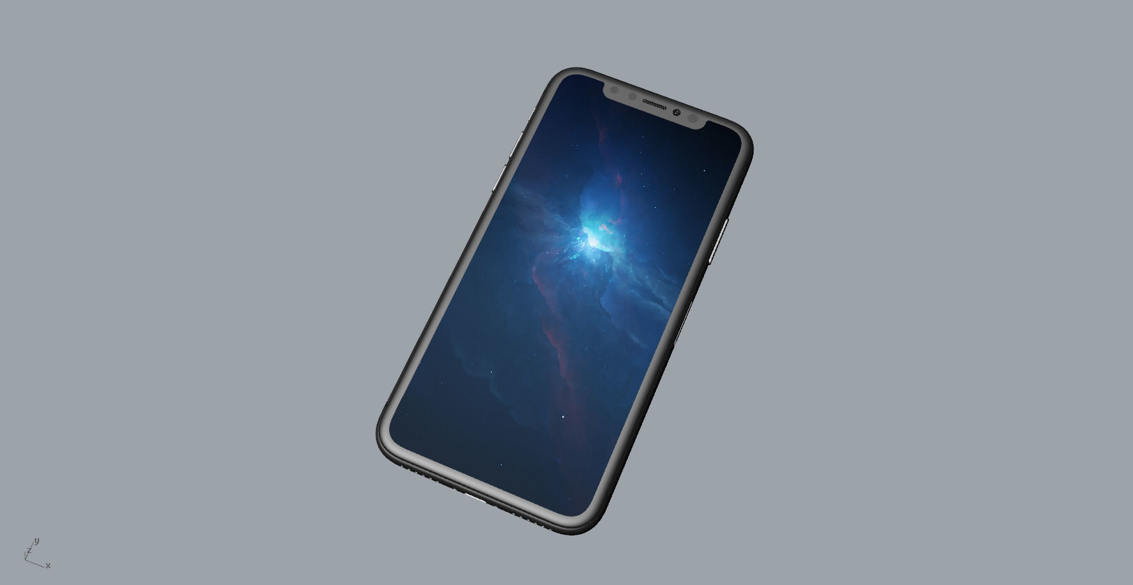 Realistic iphone X 3D model 3D printable | CGTrader