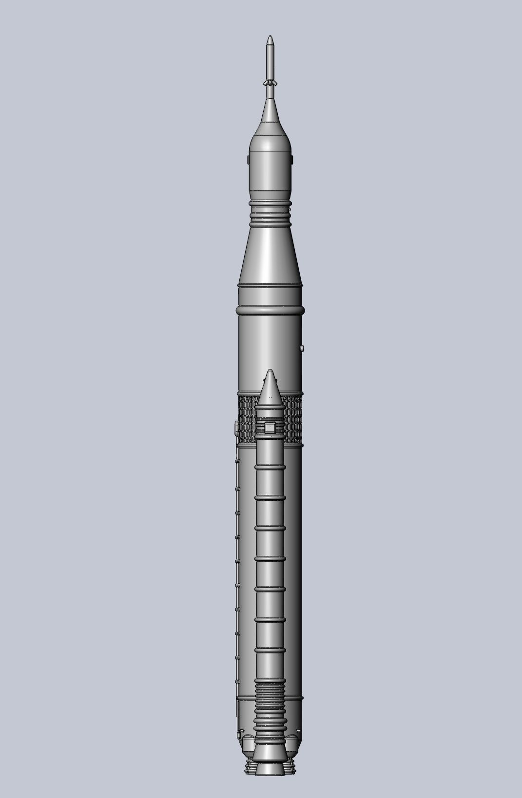 NASA SLS Block 1 Printable Rocket Model 3D model 3D printable | CGTrader