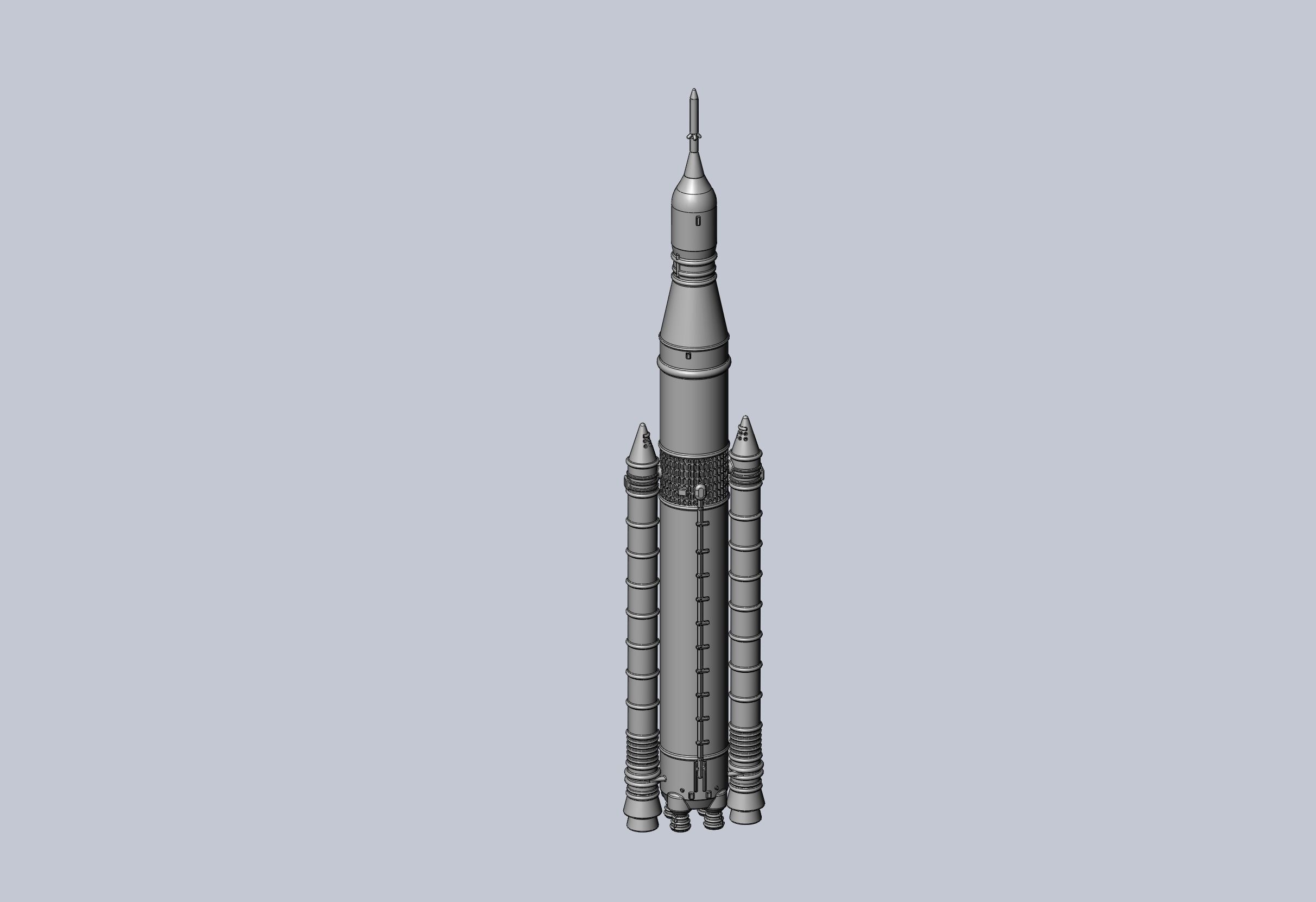 NASA SLS Block 1 Printable Rocket Model 3D model 3D printable | CGTrader