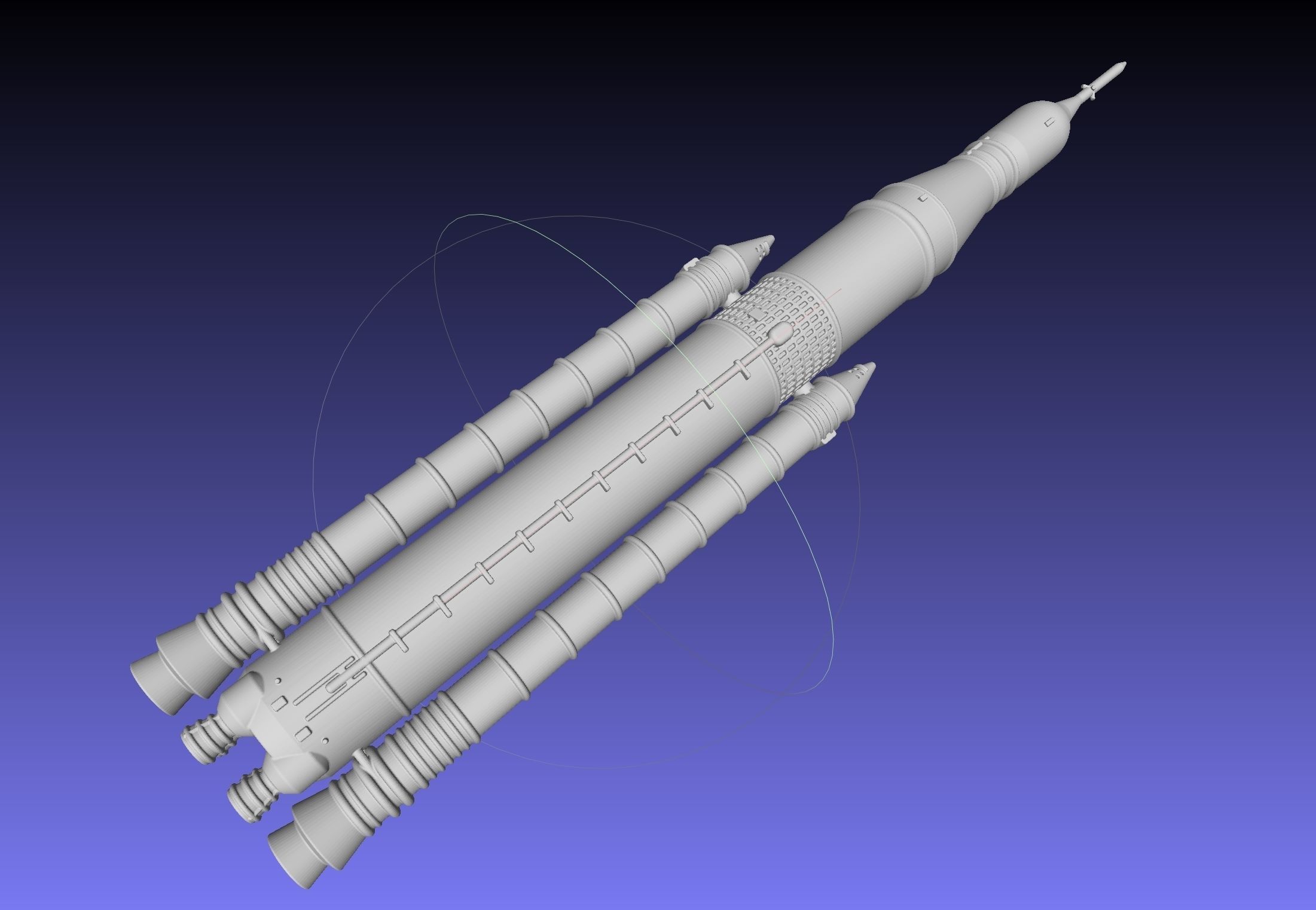 NASA SLS Block 1 Printable Rocket Model 3D model 3D printable | CGTrader