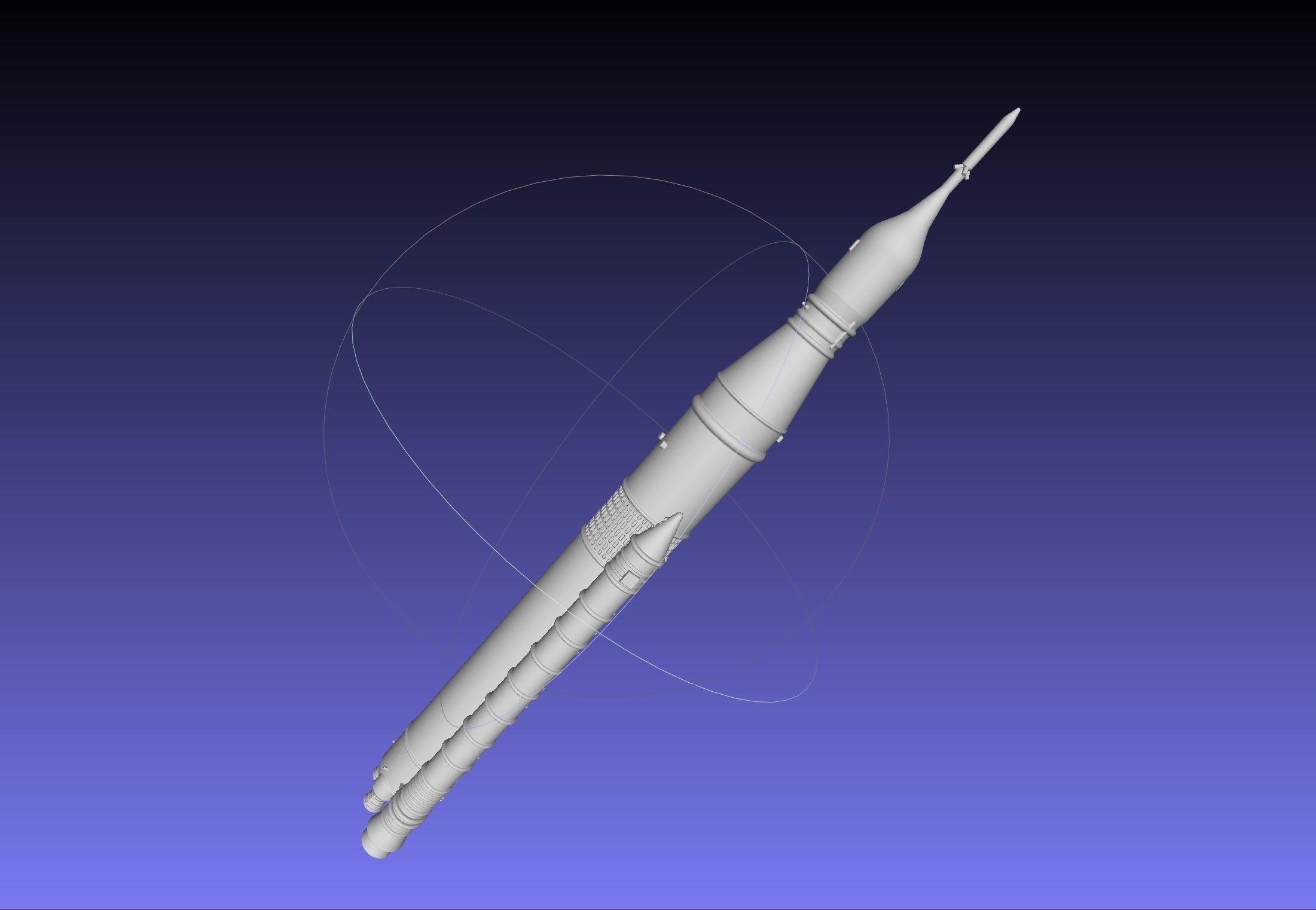 NASA SLS Block 1 Printable Rocket Model 3D model 3D printable | CGTrader