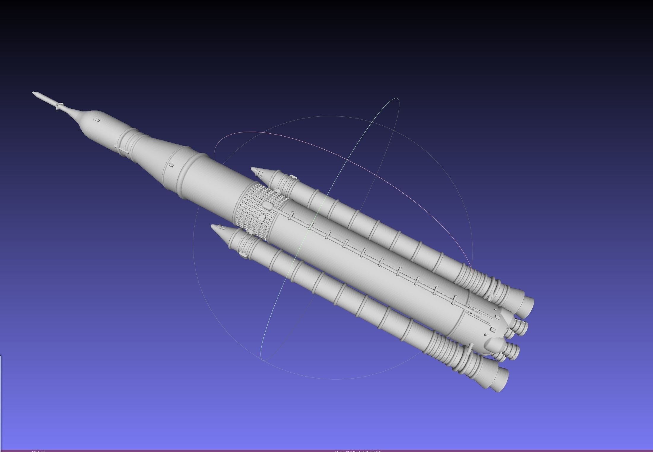 NASA SLS Block 1 Printable Rocket Model 3D model 3D printable | CGTrader