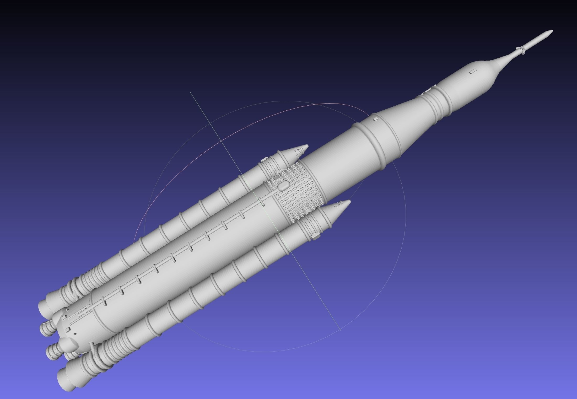 NASA SLS Block 1 Printable Rocket Model 3D model 3D printable | CGTrader