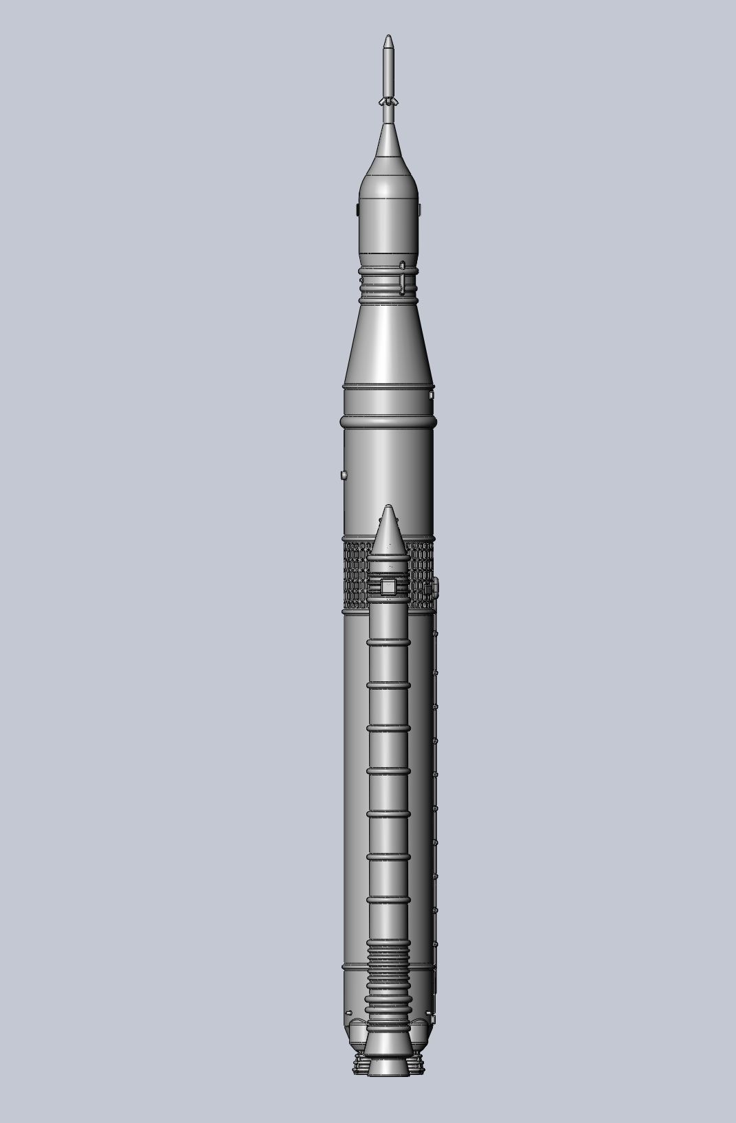 NASA SLS Block 1 Printable Rocket Model 3D model 3D printable | CGTrader