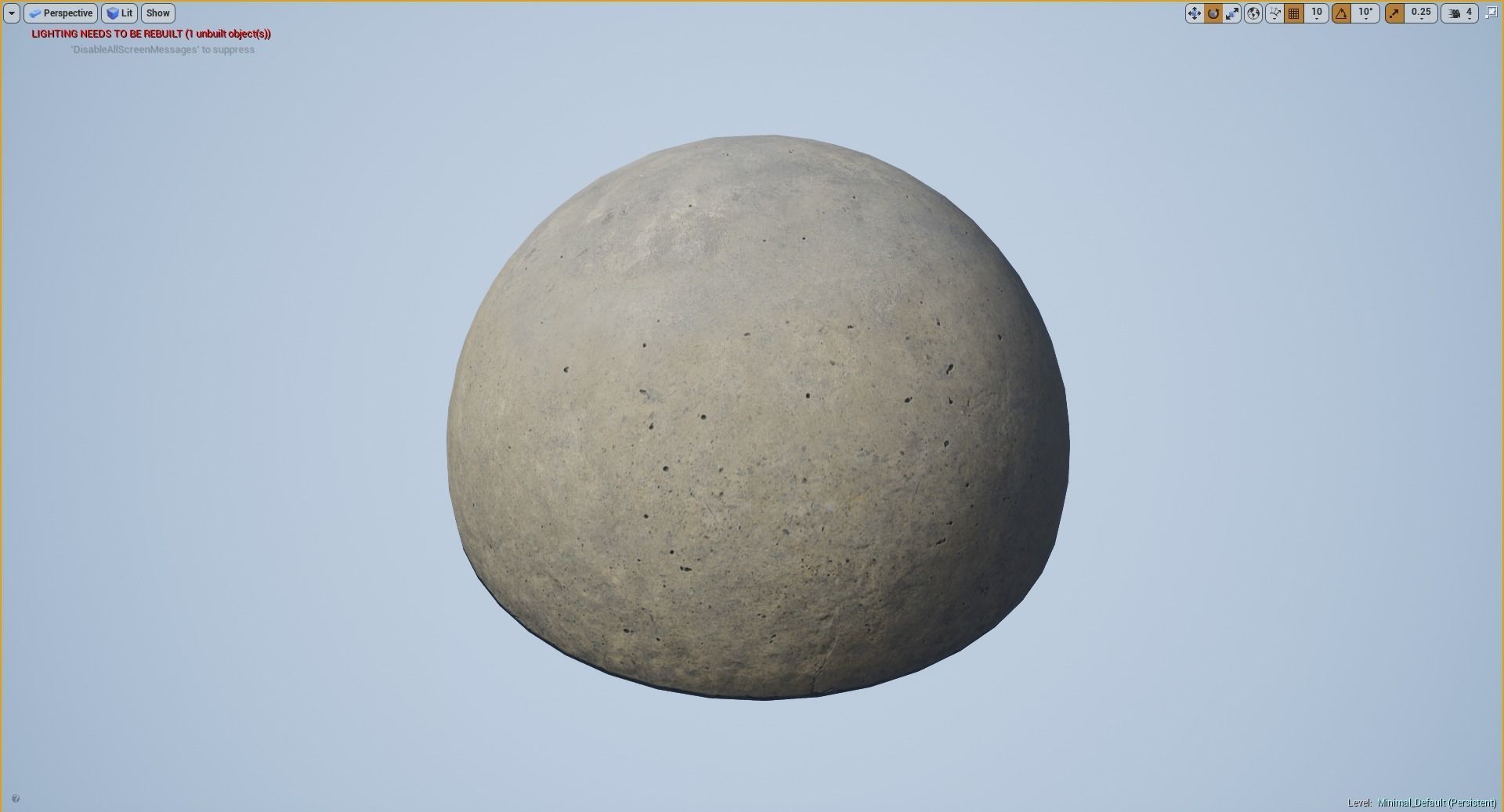 Concrete Hemisphere Barrier pack 1 Three Color Options free VR / AR ...