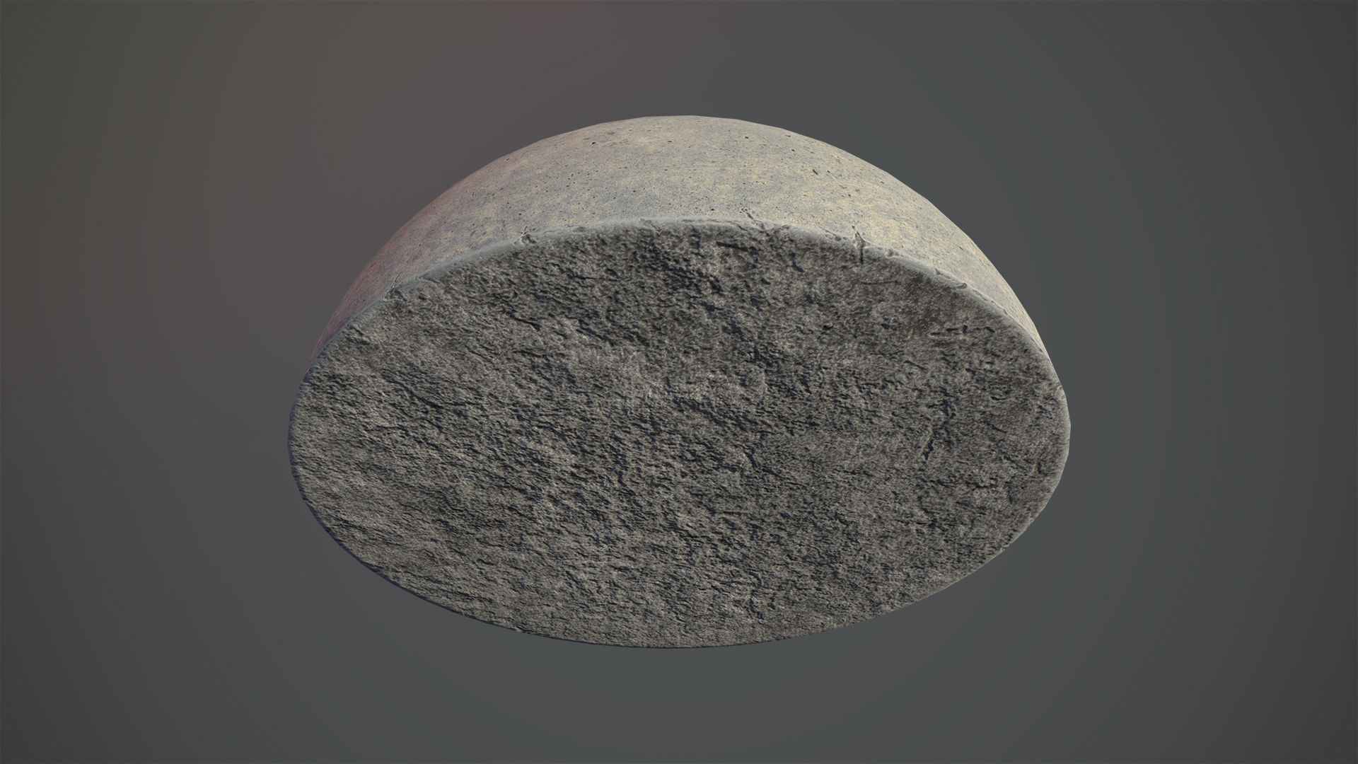 Concrete Hemisphere Barrier pack 1 Three Color Options free VR / AR ...