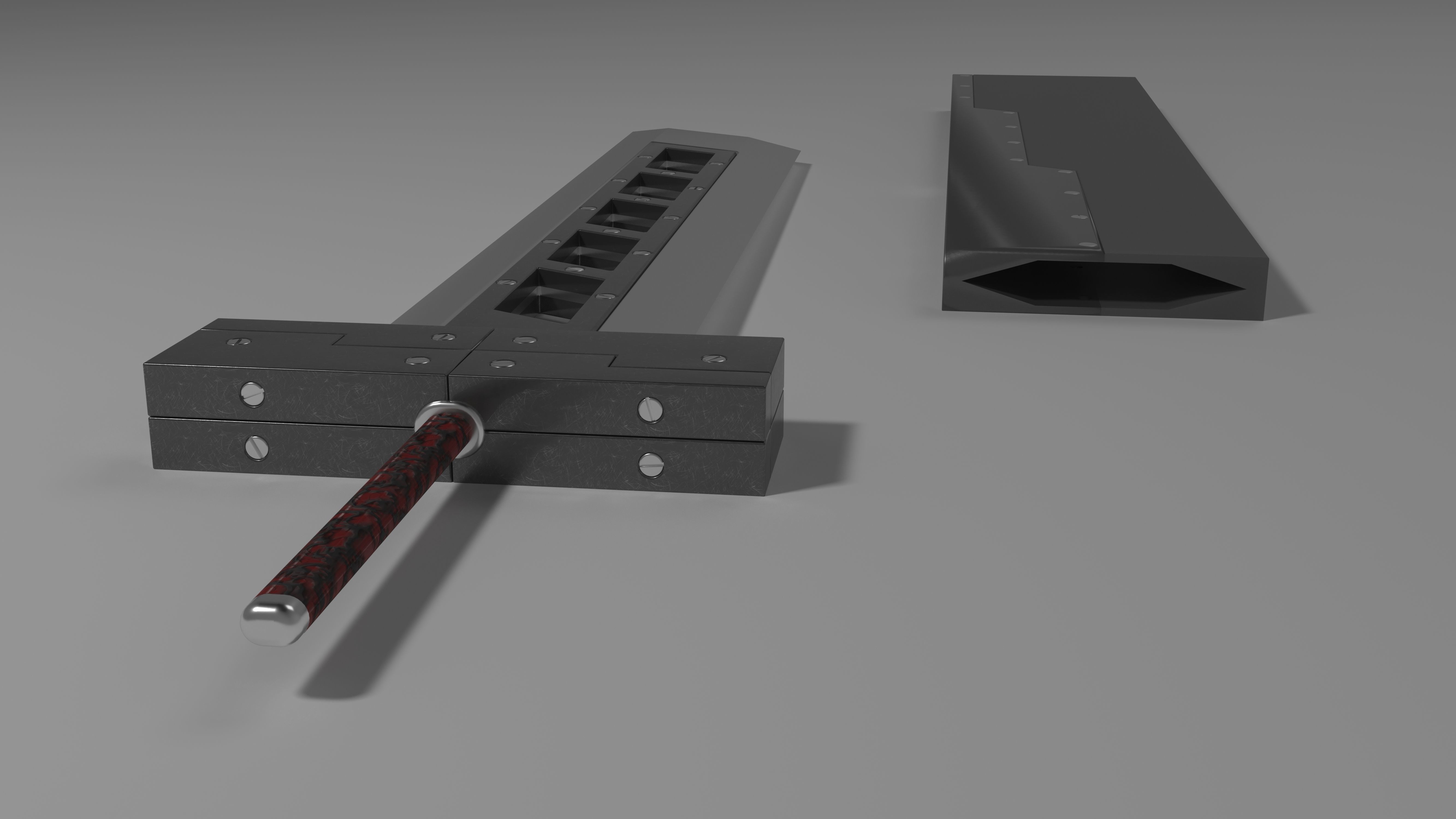 Final Fantasy Buster Sword free 3D model | CGTrader