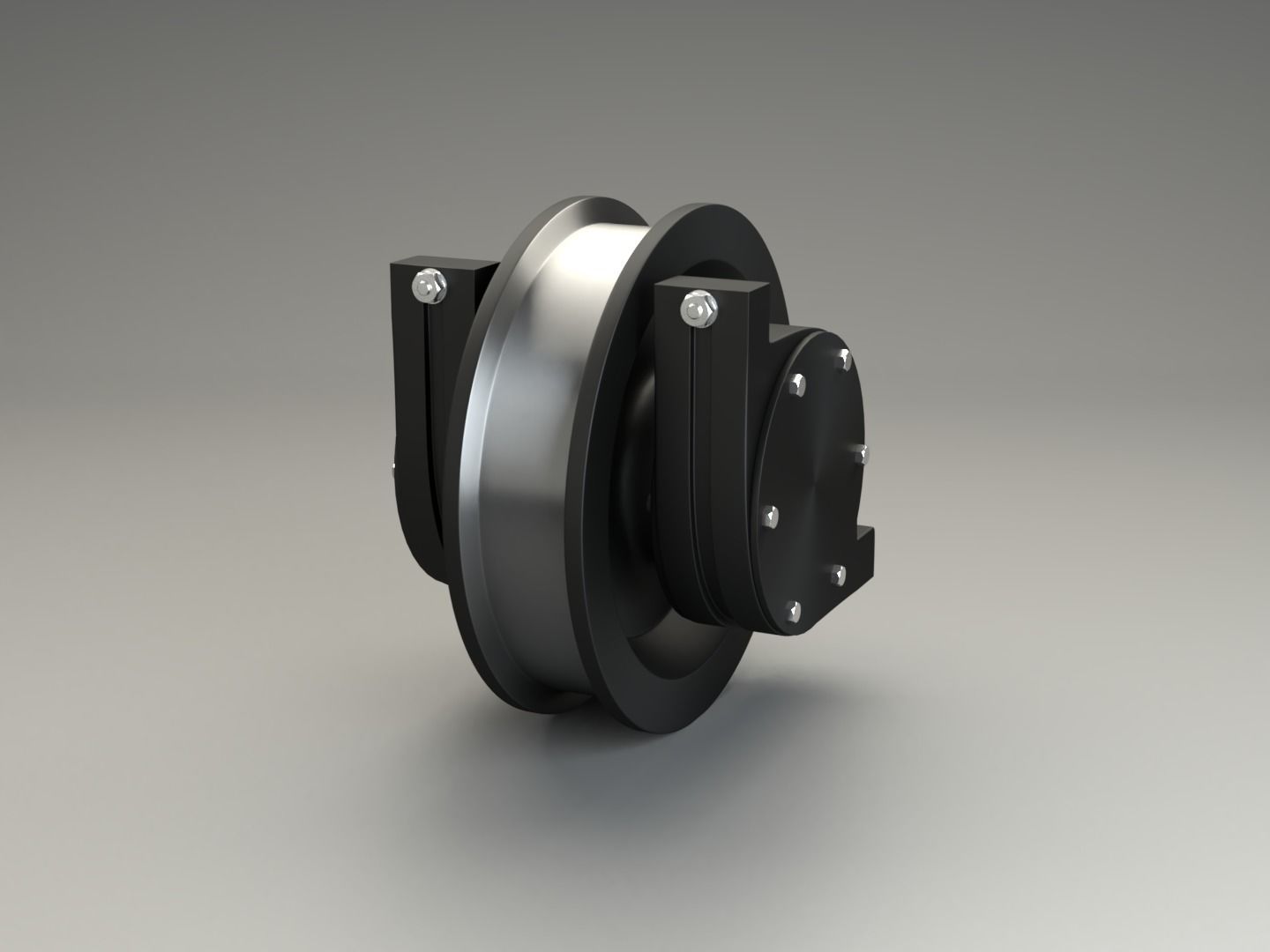 Running wheel of bridge crane 3D model | CGTrader