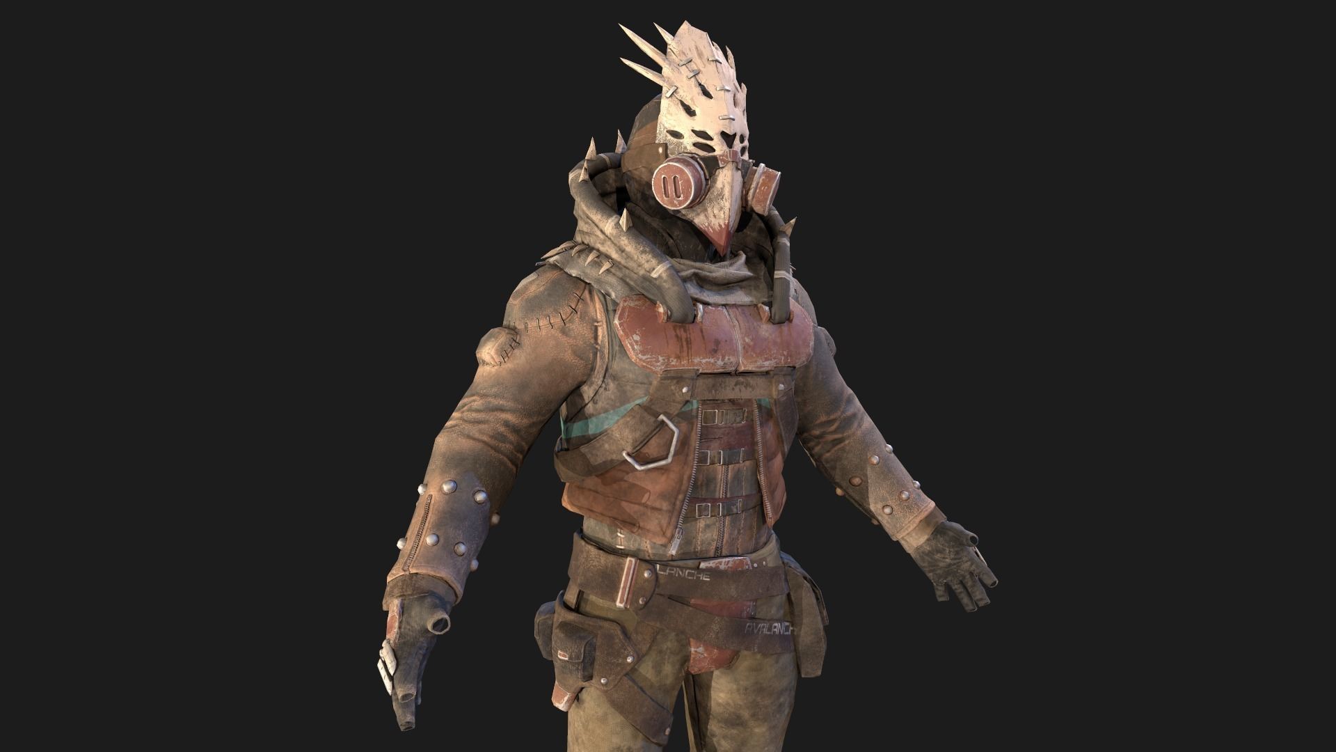 3D model Skull armor 3 VR / AR / low-poly | CGTrader