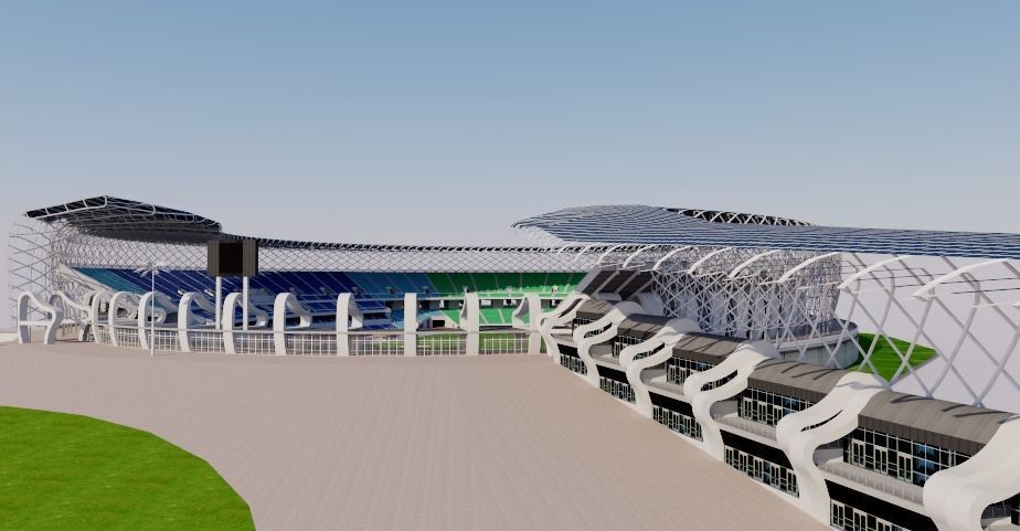 National Stadium Kaohsiung - Taiwan 3D model | CGTrader