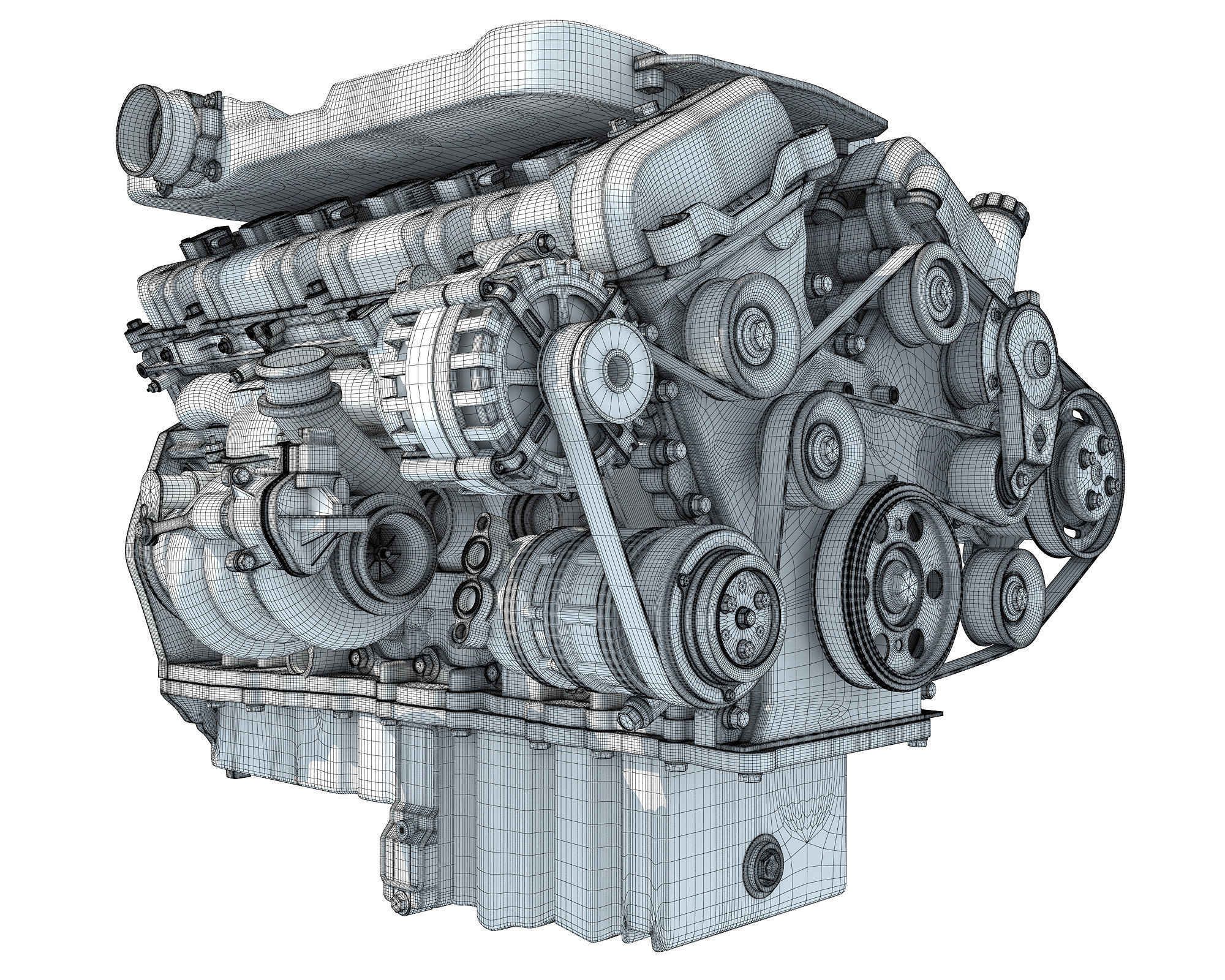 How V12 Engine Works Animation 3D model animated rigged | CGTrader