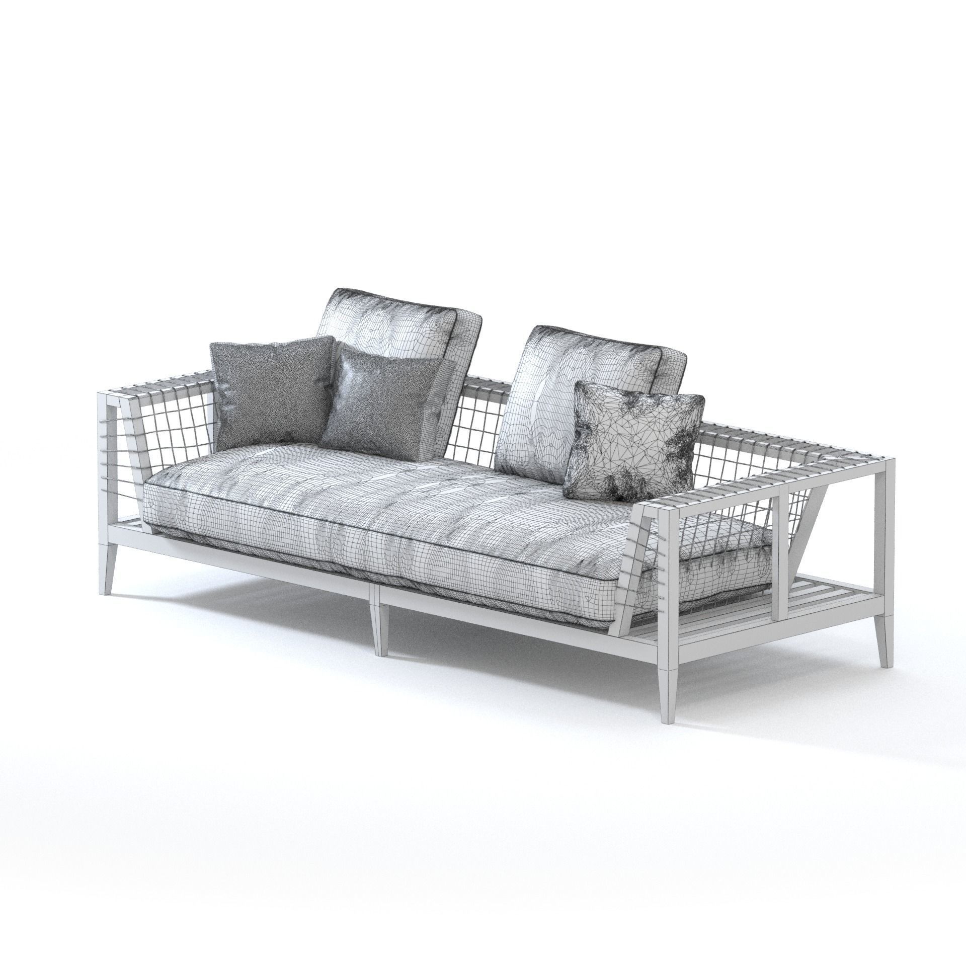 Unopiu - Synthesis Modular Seating System 3D model | CGTrader