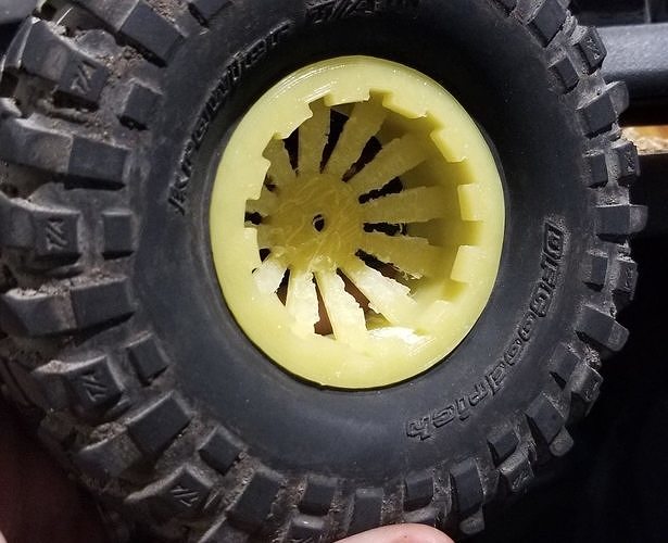 RC Crawler Wheels 14mm Hex 3D model 3D printable | CGTrader