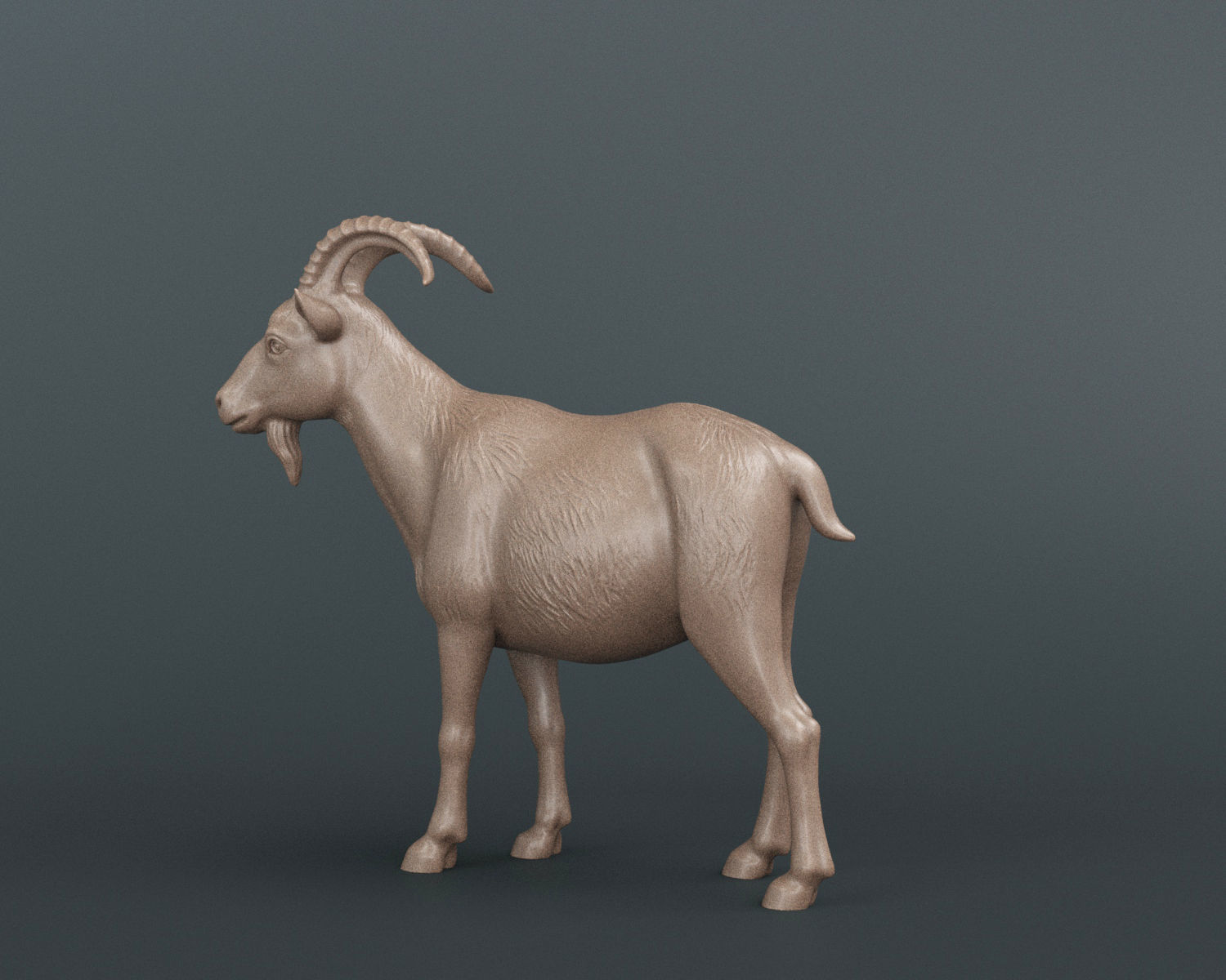 Mountain Goat 3D model 3D printable | CGTrader
