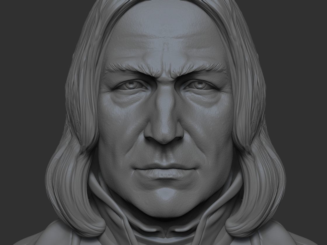 Severus Snape 3D model 3D printable | CGTrader