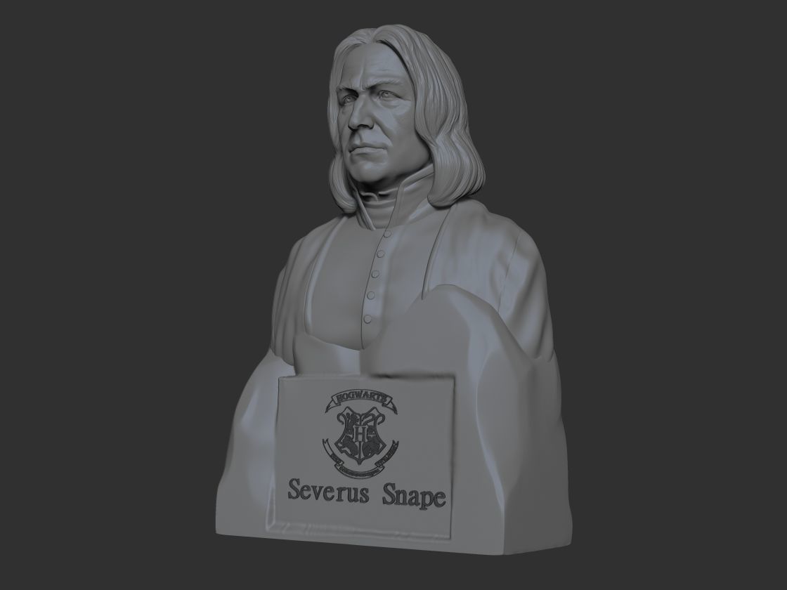 Severus Snape 3D model 3D printable | CGTrader