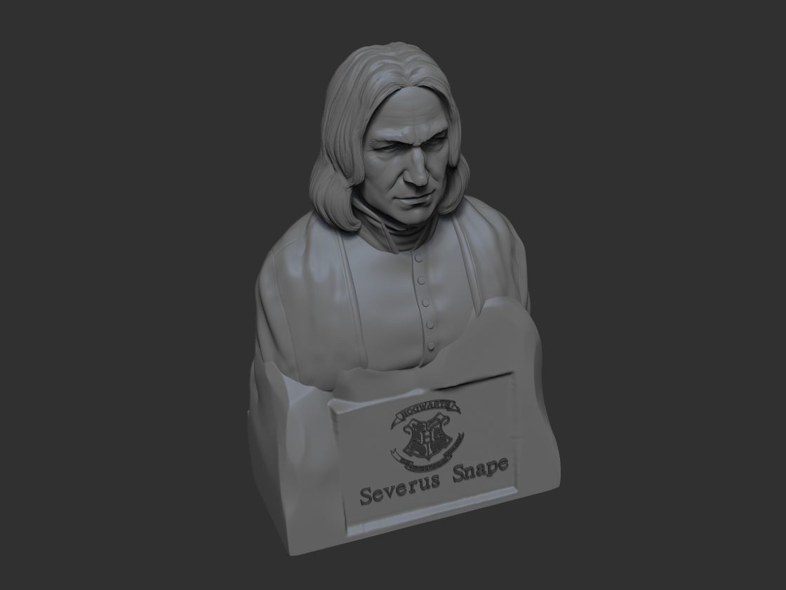 Severus Snape 3D model 3D printable | CGTrader