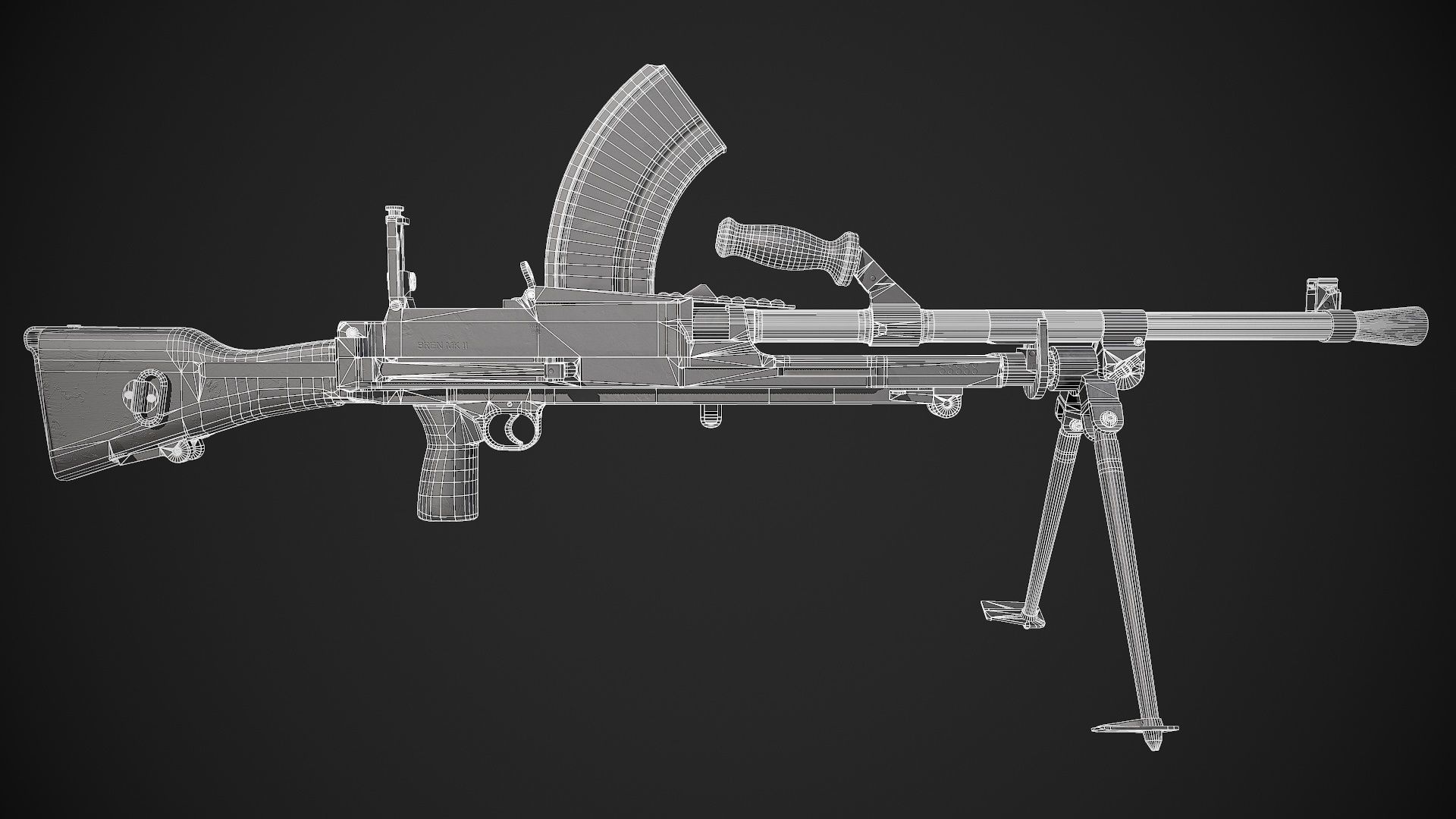 3D model Bren Mk II LMG VR / AR / low-poly | CGTrader