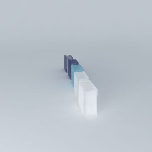 Glass block free 3D Model MAX OBJ 3DS FBX STL DAE - CGTrader.com