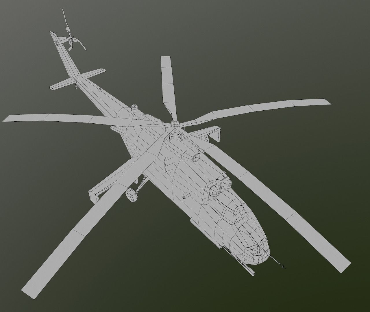 3D model Mi-35 VR / AR / low-poly | CGTrader