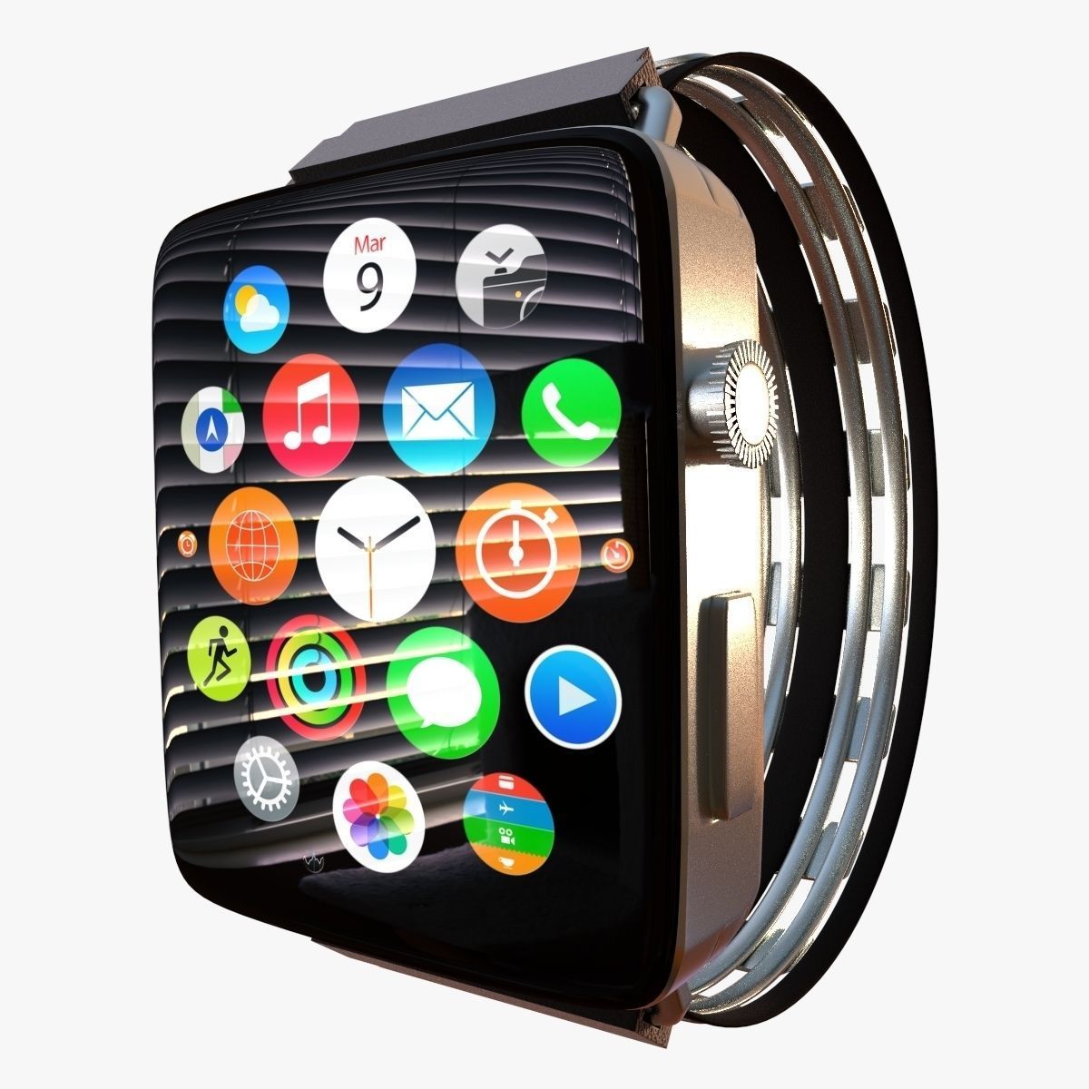 Smartwatch free 3D model | CGTrader