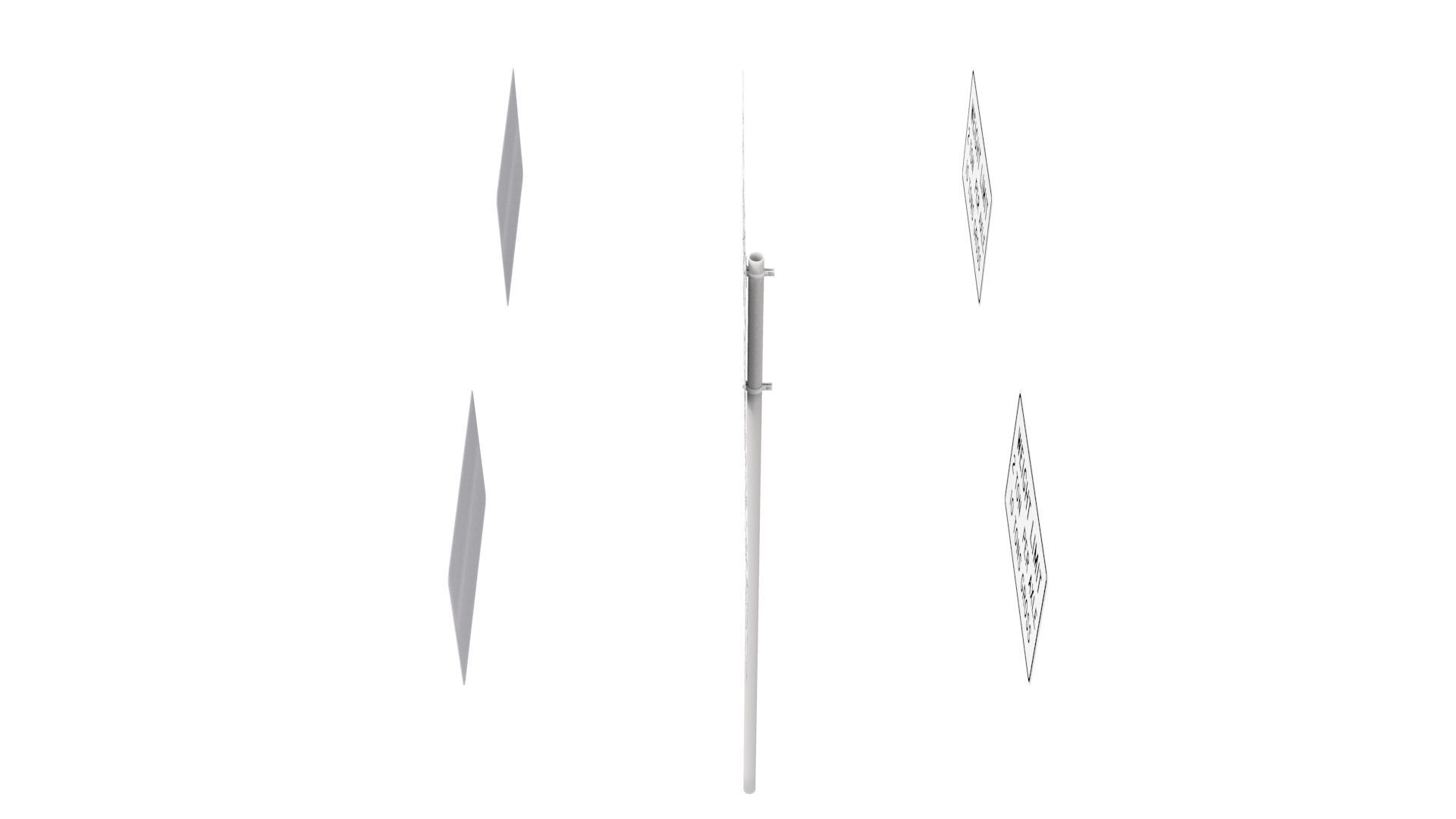 Road Sign - US - R12 Series Weight Limits 3D model | CGTrader