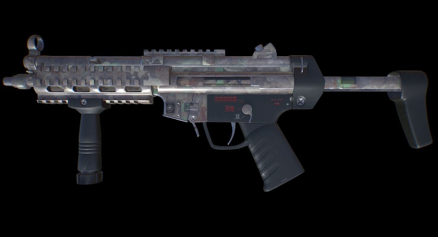 3D model MP5 A1- Game Ready - VR / AR / low-poly | CGTrader