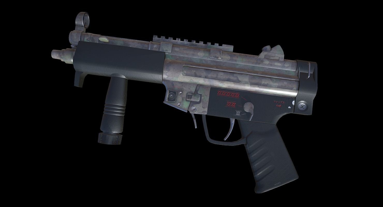 3D model MP5 A4- Game Ready - VR / AR / low-poly | CGTrader