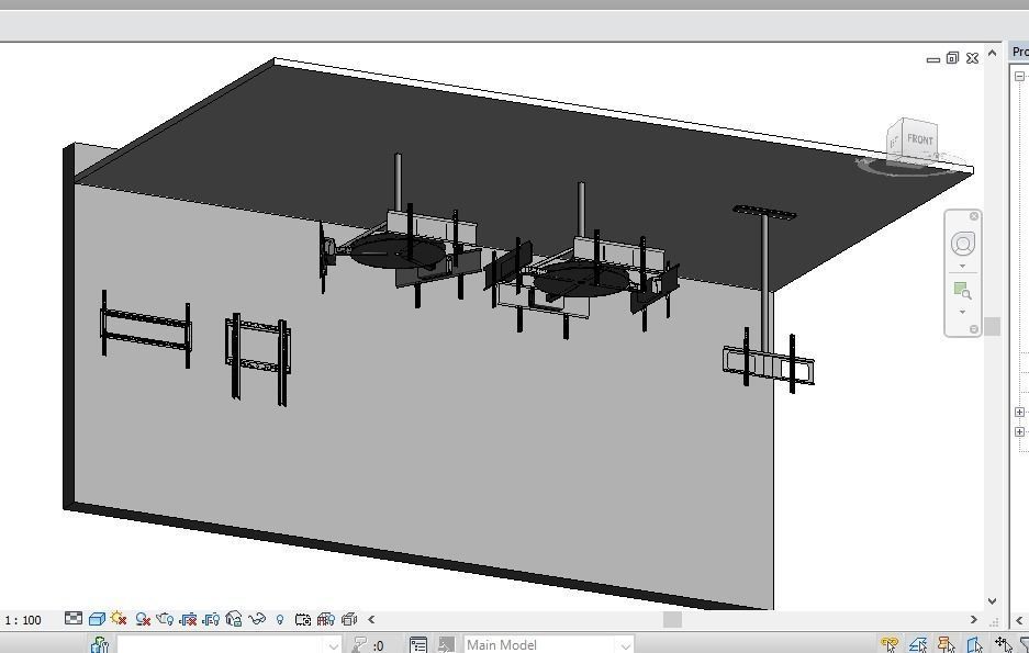 Display Wall and Ceiling Mount Revit Families 3D model | CGTrader