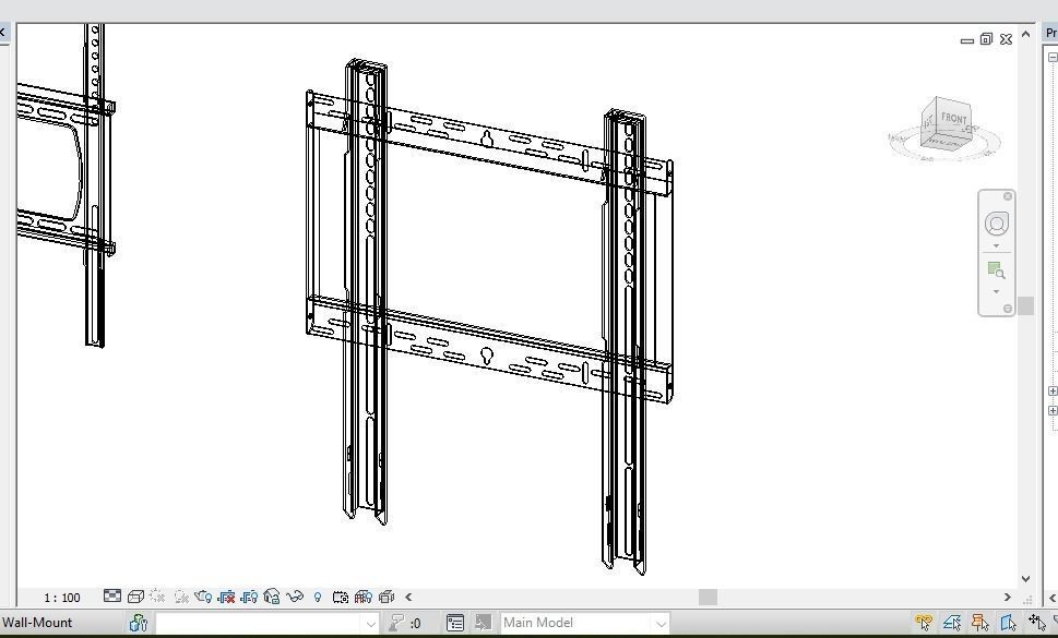 Display Wall and Ceiling Mount Revit Families 3D model | CGTrader