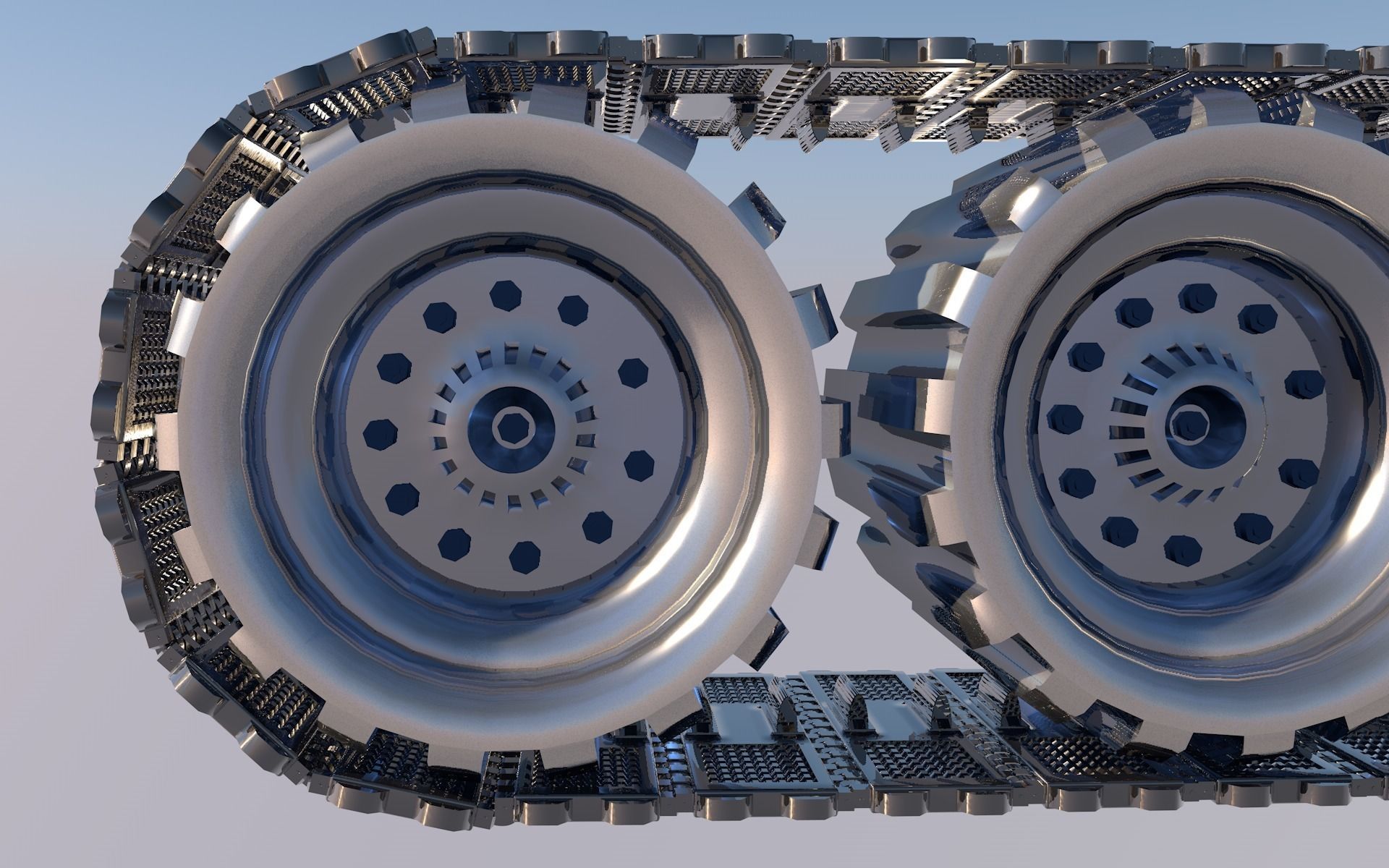 Tank wheel 3D model | CGTrader