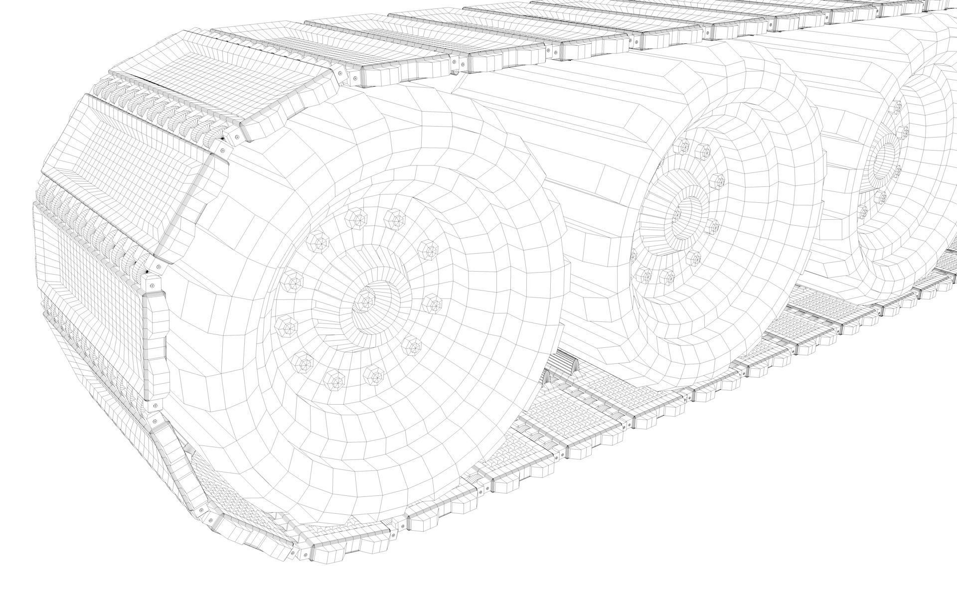 Tank wheel 3D model | CGTrader