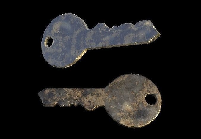 3D model Keys old VR / AR / low-poly | CGTrader