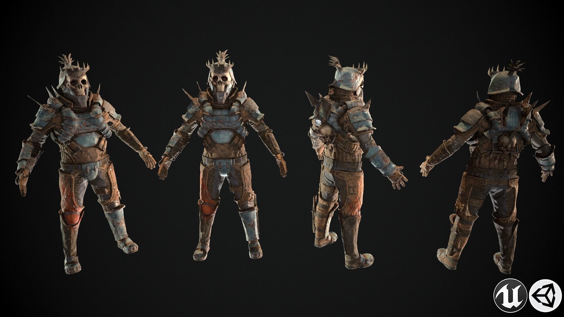 3D model Skull armor 5 VR / AR / low-poly | CGTrader