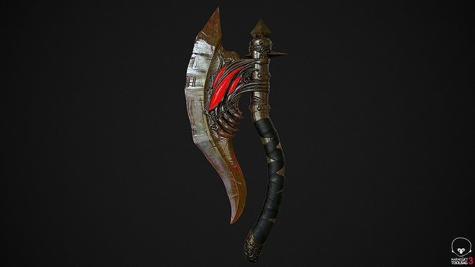 3D model Demons Eye Axe VR / AR / low-poly | CGTrader