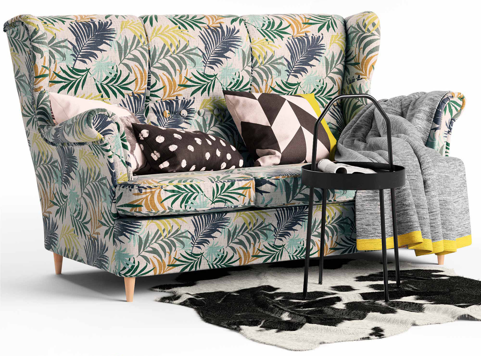 sofa Strandmon ikea 3D model | CGTrader